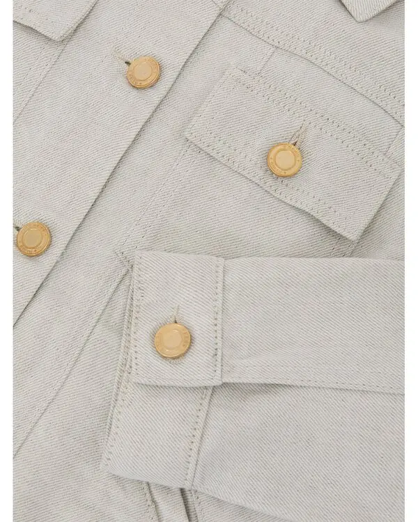 REISS Tencel & Linen Blend Jacket