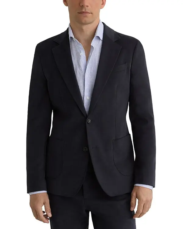 REISS Tailored Fit Brushed Twill Blazer