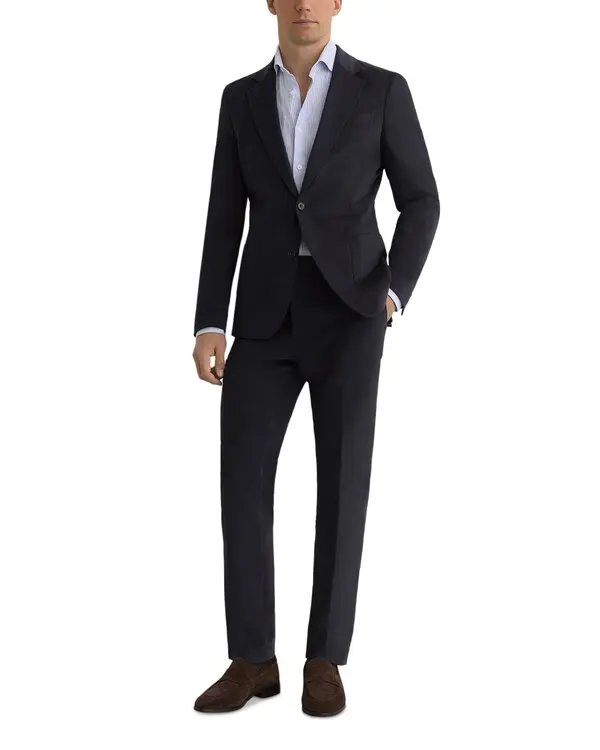 REISS Tailored Fit Brushed Twill Blazer