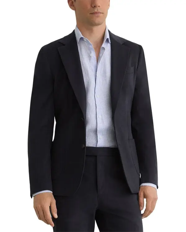 REISS Tailored Fit Brushed Twill Blazer