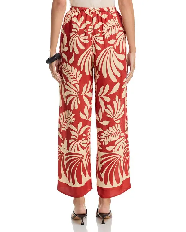 A.REN Acacia Wide Leg Printed Pants