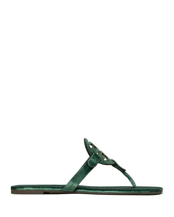 Tory Burch Miller Thong Sandals - Deep Teal