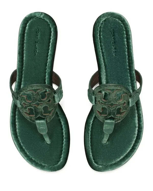 Tory Burch Miller Thong Sandals - Deep Teal