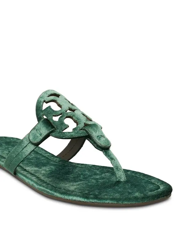Tory Burch Miller Thong Sandals - Deep Teal