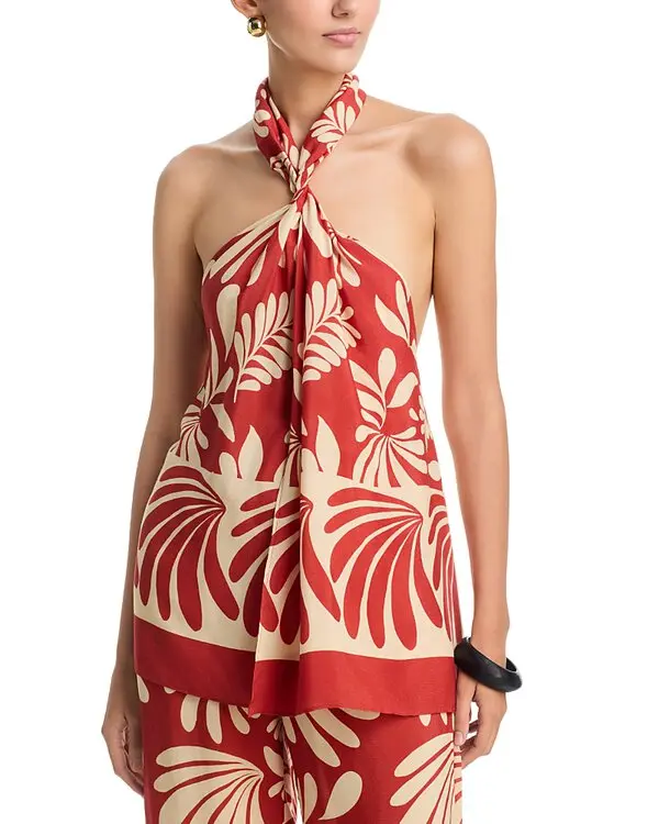 A.REN Acacia Halter Top - Red
