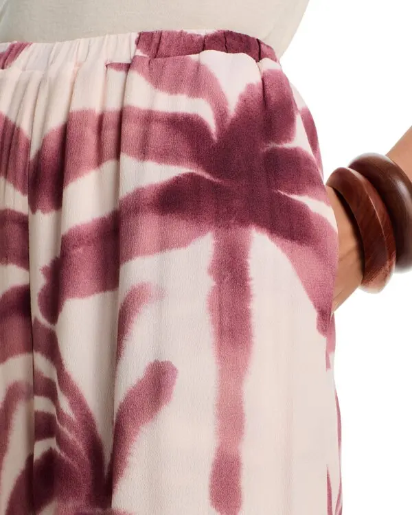 A.REN Wide Leg Printed Trousers