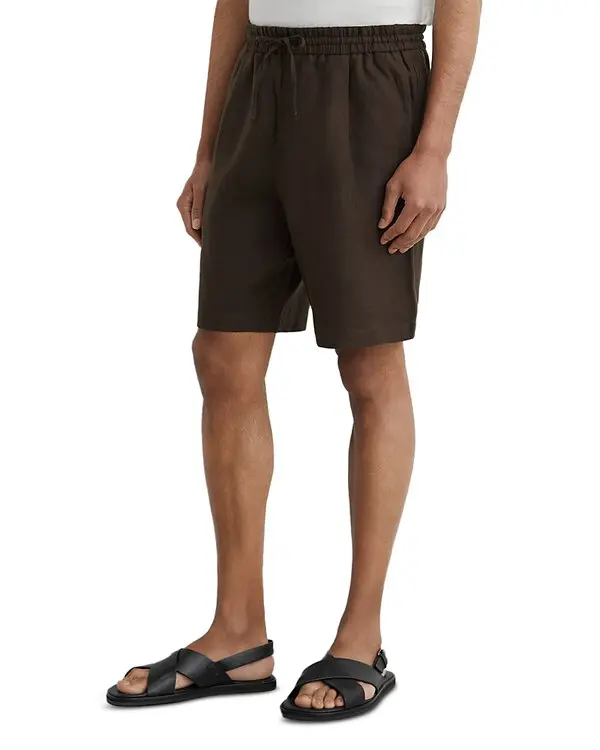 REISS Barges Linen Shorts