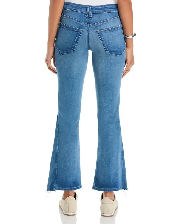 Good American Soft Tech High Rise Bootcut Jeans