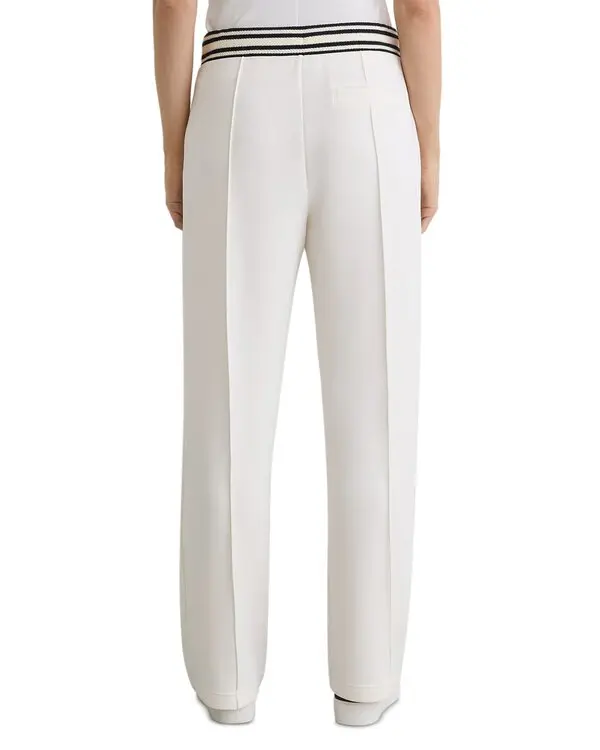 REISS Stripe Knit Drawstring Jogger Pants