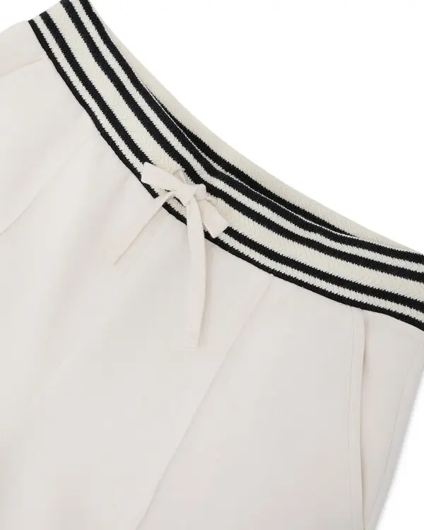 REISS Stripe Knit Drawstring Jogger Pants