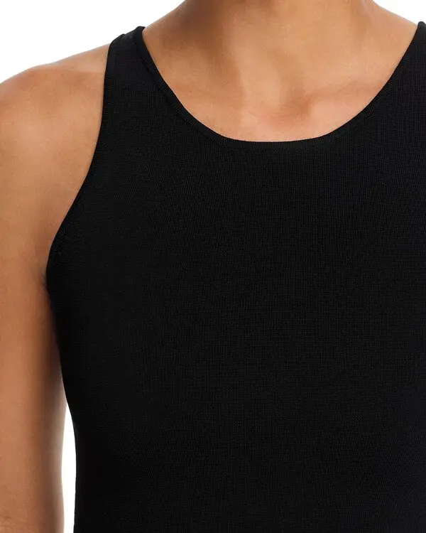 TOTEME Classic Compact Knit Tank - Black