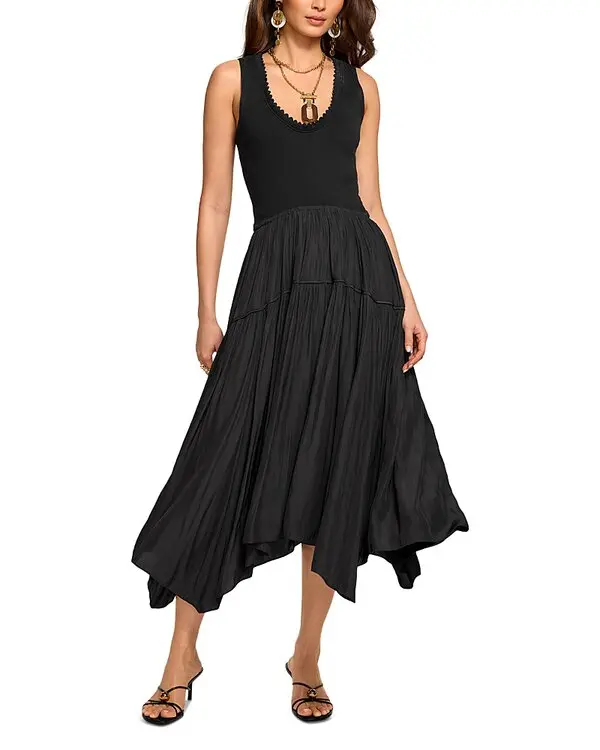 Ramy Brook Hadley Midi Dress - Black