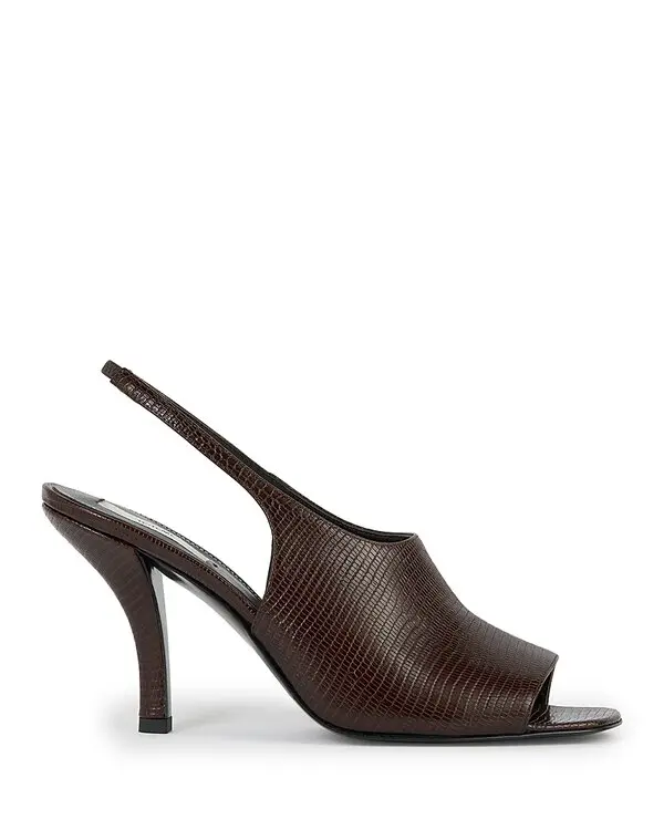 TOTEME Contour Slingback Sandals - Brown