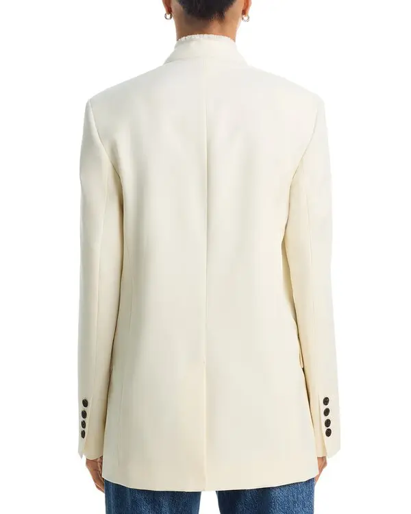 TOTEME Raw Lapel Blazer - Ecru