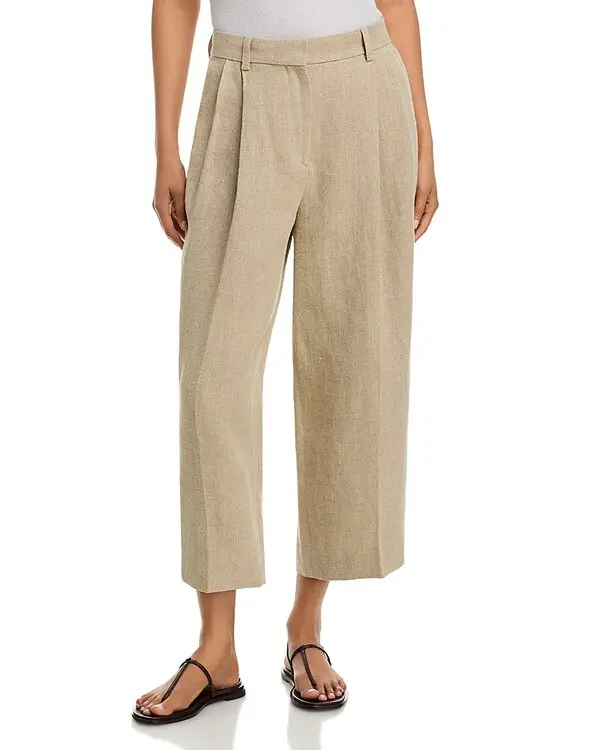 TOTEME Double Pleats Linen Trousers