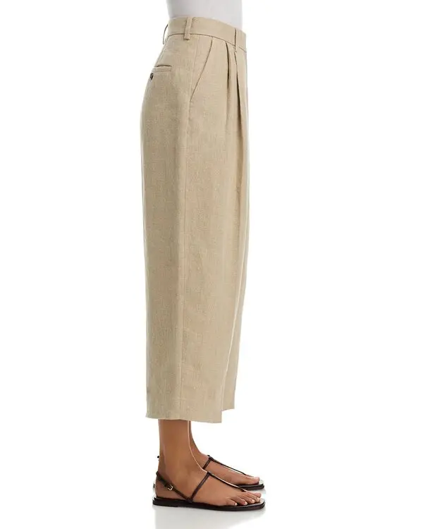 TOTEME Double Pleats Linen Trousers