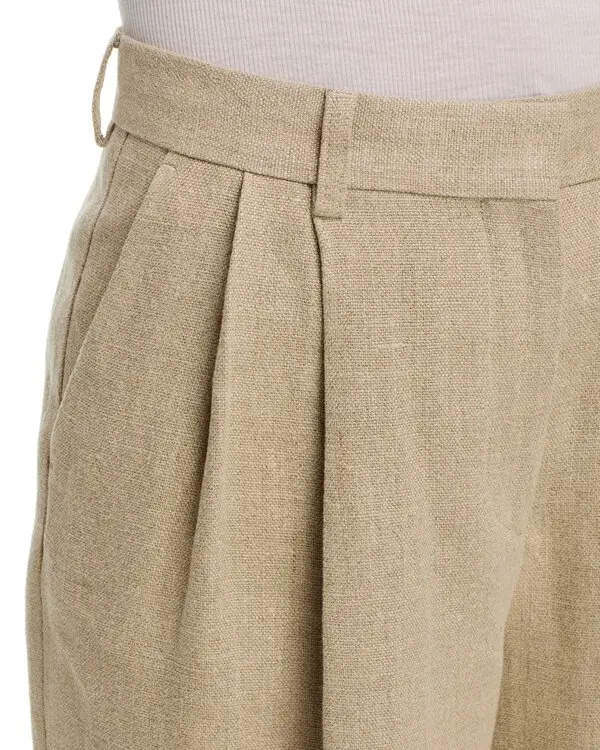 TOTEME Double Pleats Linen Trousers
