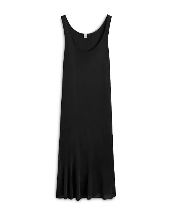 TOTEME Fluted Hem Dress - Black
