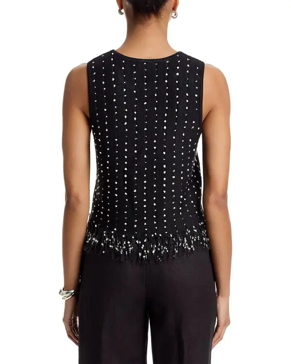 Rag & Bone James Embellished Tank Top - Black