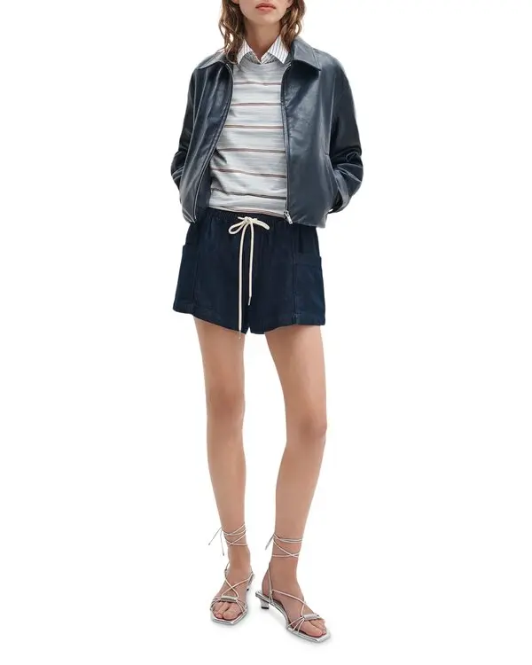 Rag & Bone Slub Stripe Crewneck T-shirt