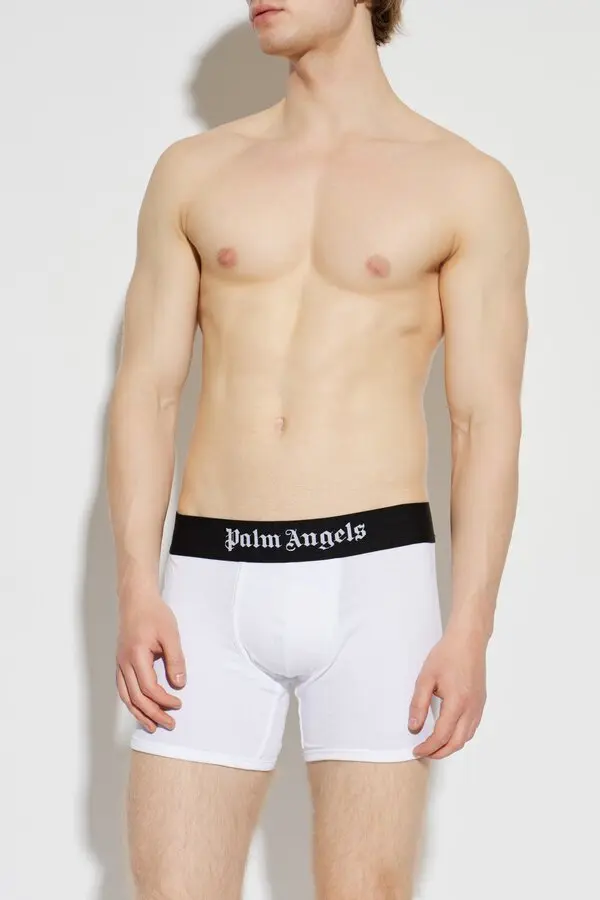 Palm Angels Three-pack Of Boxers With Logo