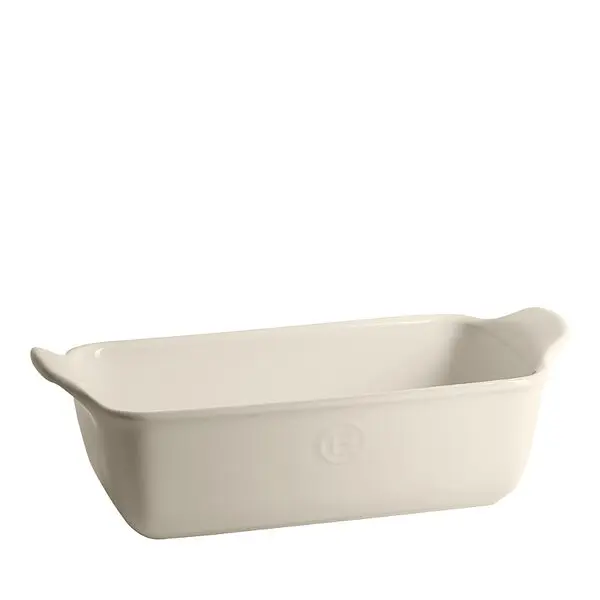 EMILE HENRY The Right Dish Loaf Pan, 1.8 Qt - Ecru