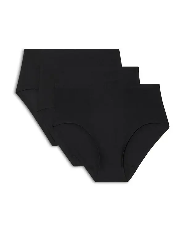 Chantelle High Cut Bikini Bottoms Pack Of 3 - Black