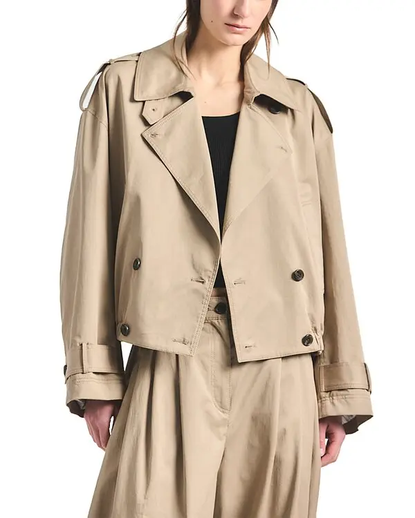 Derek Lam 10 Crosby Emilio Cropped Trench Coat