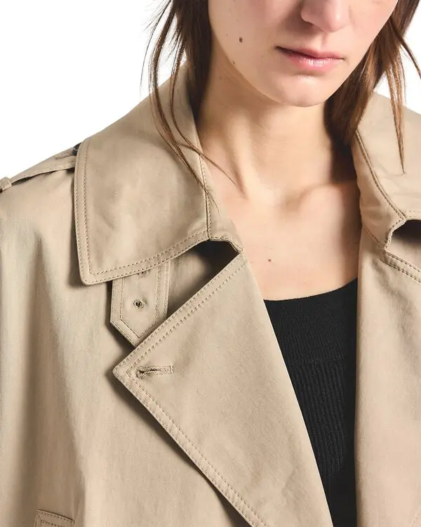Derek Lam 10 Crosby Emilio Cropped Trench Coat