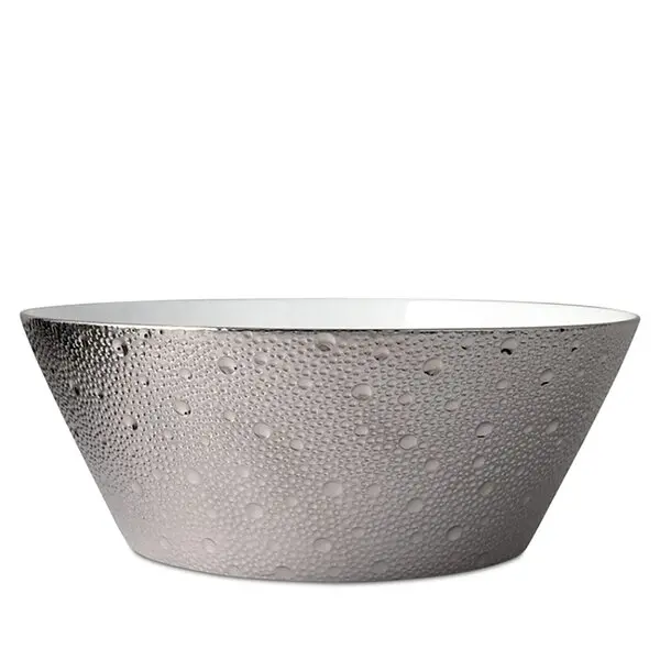 Bernardaud Ecume Serving Bowl - Platinum