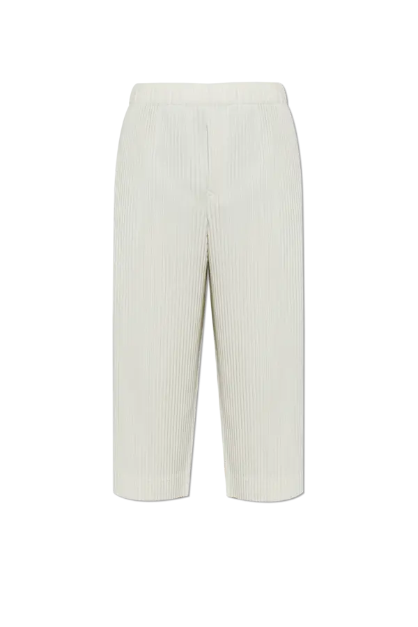 Issey Miyake Pleated Trousers - Light Blue