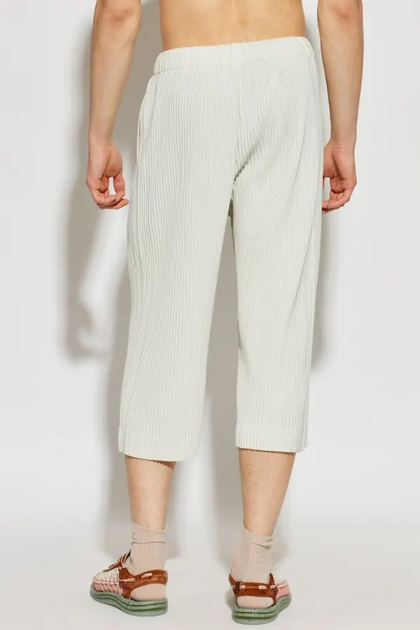 Issey Miyake Pleated Trousers - Light Blue