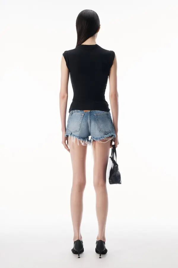 Alexander Wang Twisted Bust Layered Tank