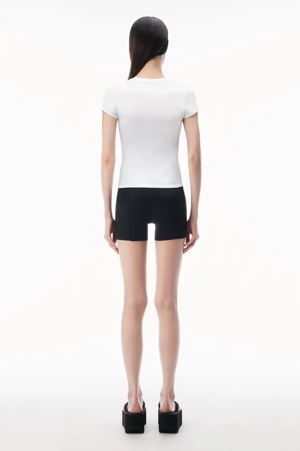 Alexander Wang Logo Print Fitted T-shirt