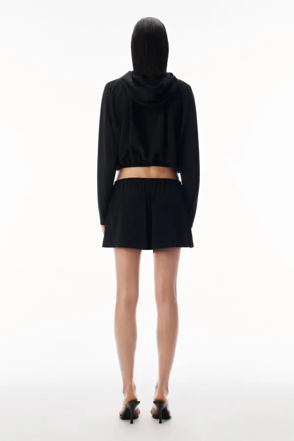Alexander Wang Mid-rise Pleated Shorts