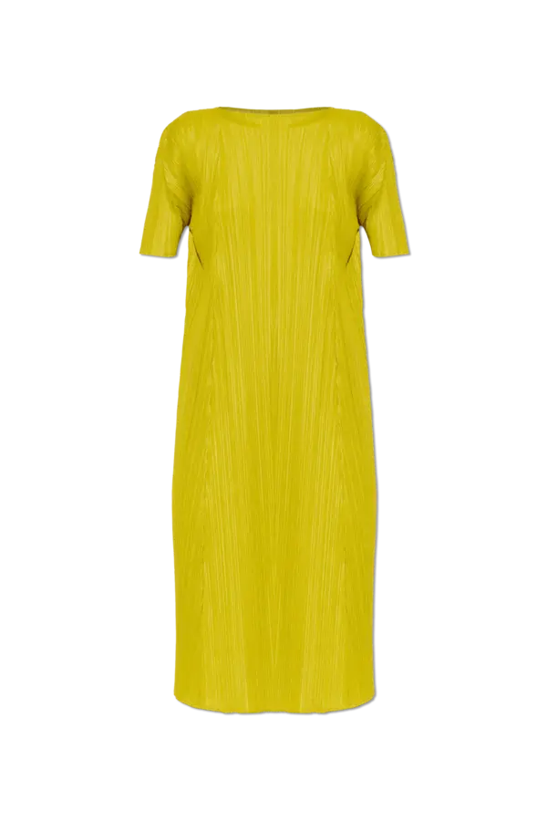 Issey Miyake Midi Pleated Dress