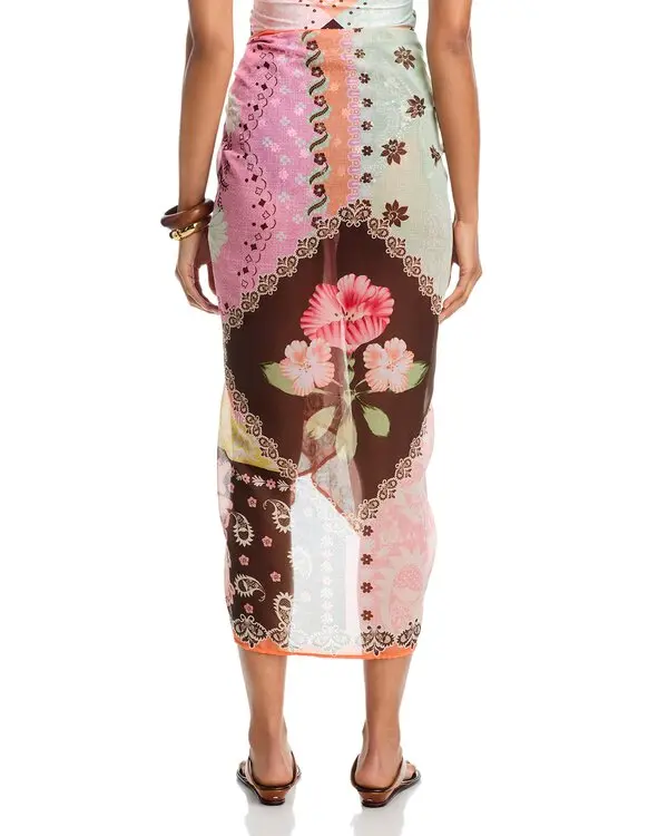 Agua Bendita Aqua X Marine Pareo Cover Up Exclusive