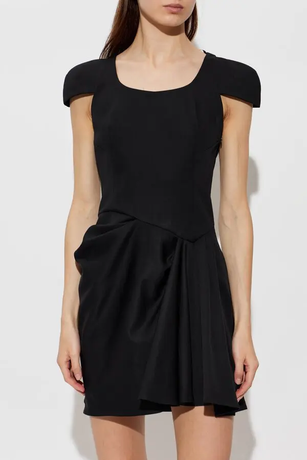 Alexander McQueen Draped Mini Dress