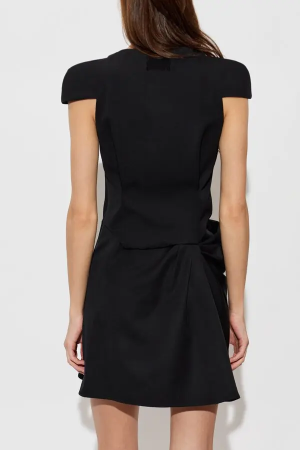 Alexander McQueen Draped Mini Dress