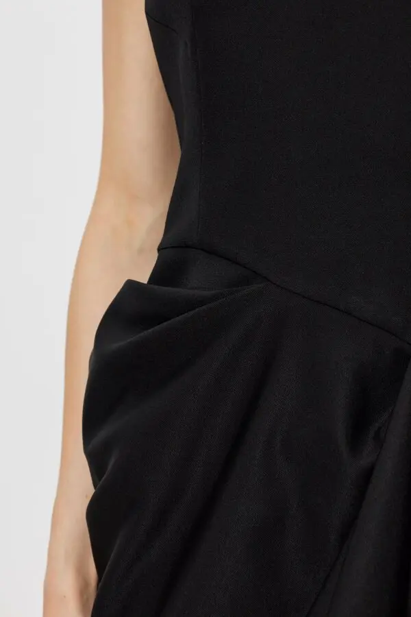 Alexander McQueen Draped Mini Dress