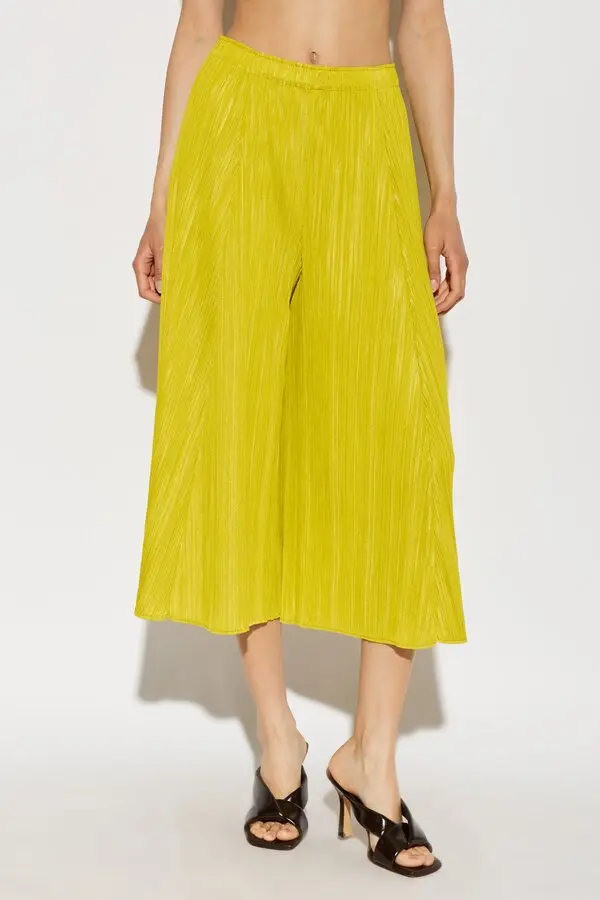 Issey Miyake Wide-leg Pleated Culottes