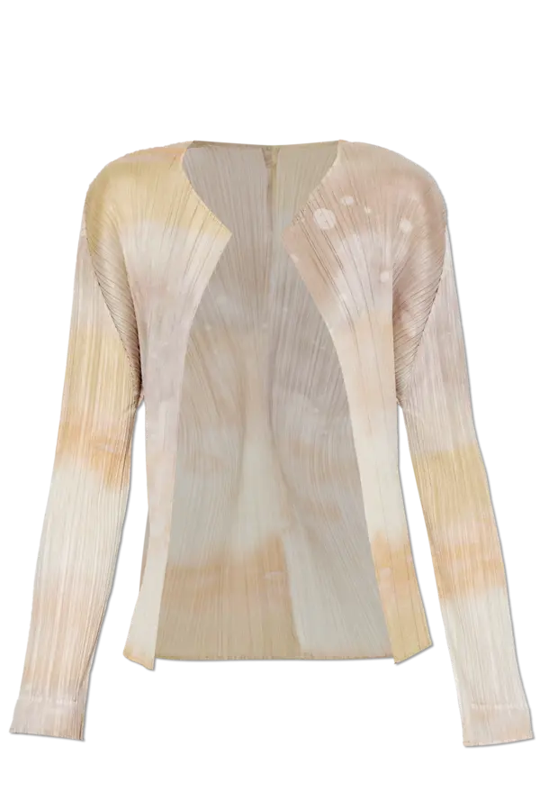 Issey Miyake Pleated Cardigan