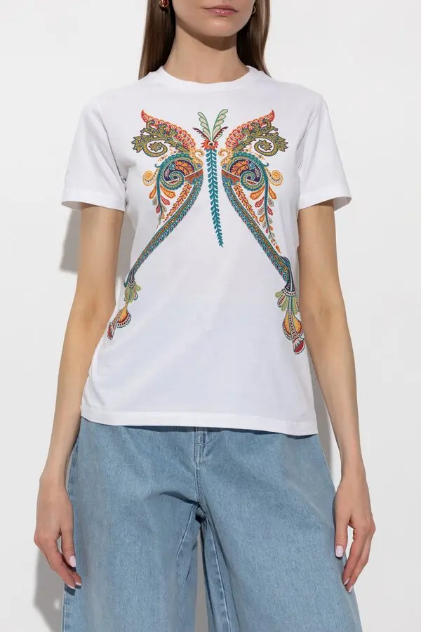 Etro Printed Cotton T-shirt