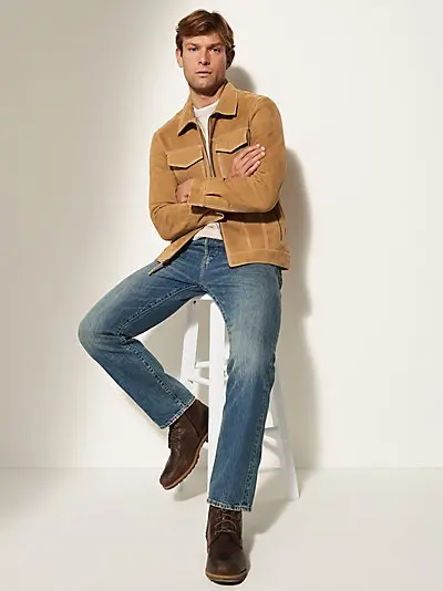Overland Shane Suede Leather Jacket