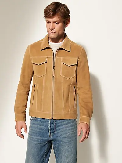 Overland Shane Suede Leather Jacket