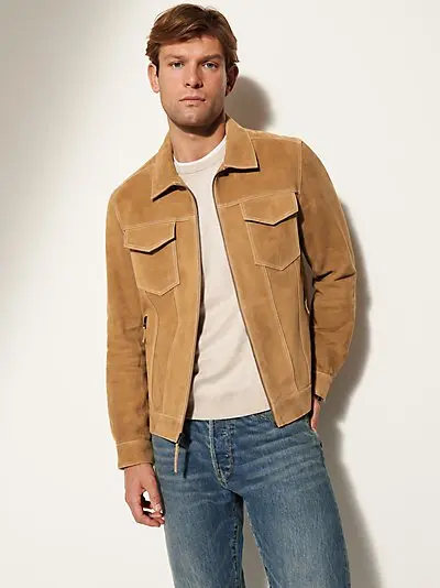 Overland Shane Suede Leather Jacket