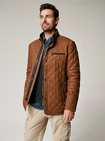 Overland Christopher Quilted Leather Jacket