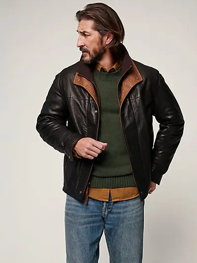 Overland Romano Lambskin Leather Jacket