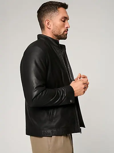 Overland Zachary Lite Lambskin Leather Jacket