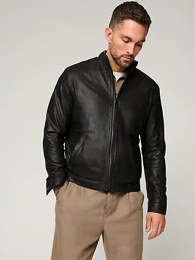 Overland Zachary Lite Lambskin Leather Jacket